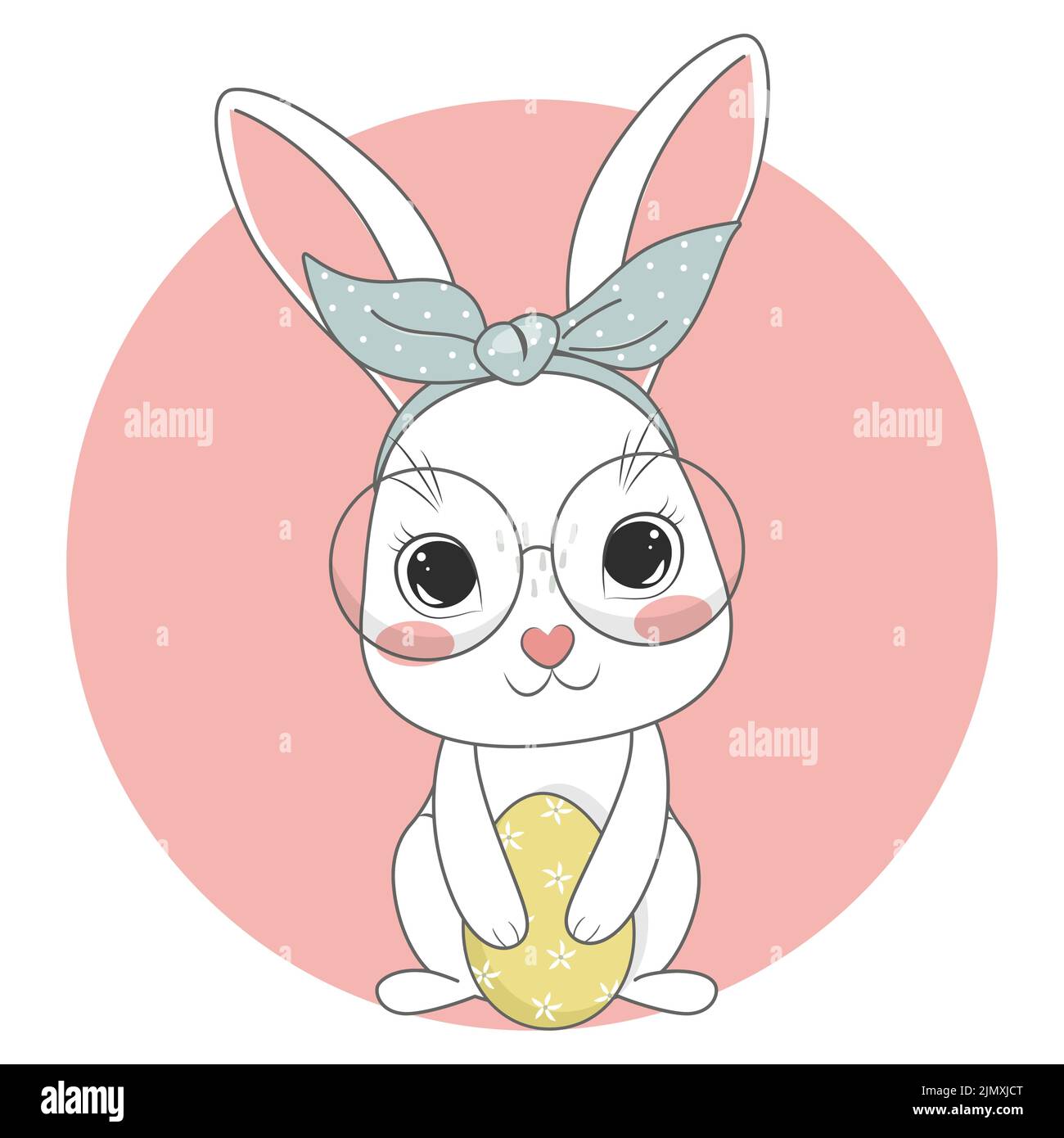 Cute easter bunny. Spring holiday Stock Vector Image & Art - Alamy