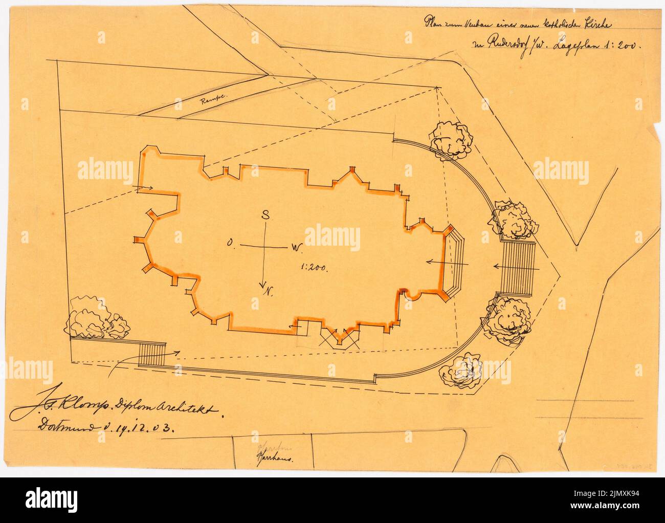 1903 lageplan hi-res stock photography and images - Alamy