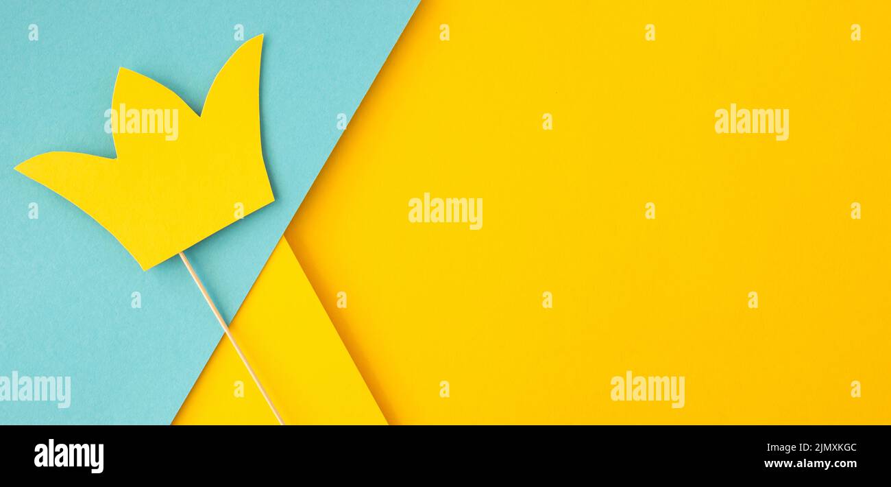 Top view beautiful crown concept with copy space Stock Photo - Alamy