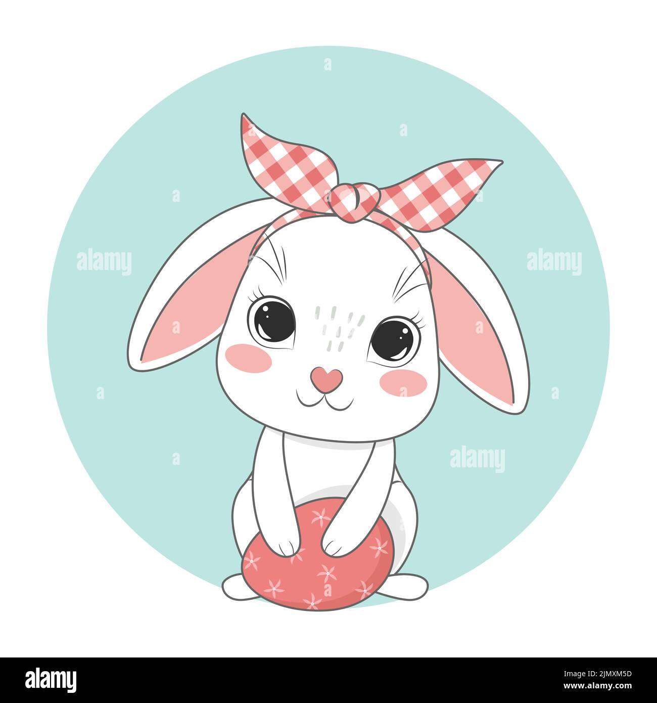 Cute easter bunny. Spring holiday Stock Vector Image & Art - Alamy