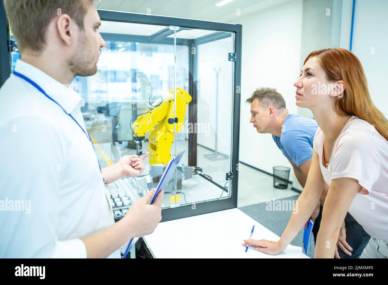 Training For Industrial Robots Stock Photo - Alamy