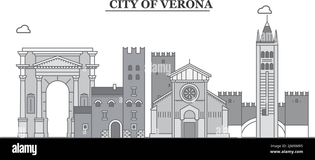 Verona tourist attraction Stock Vector Images - Alamy