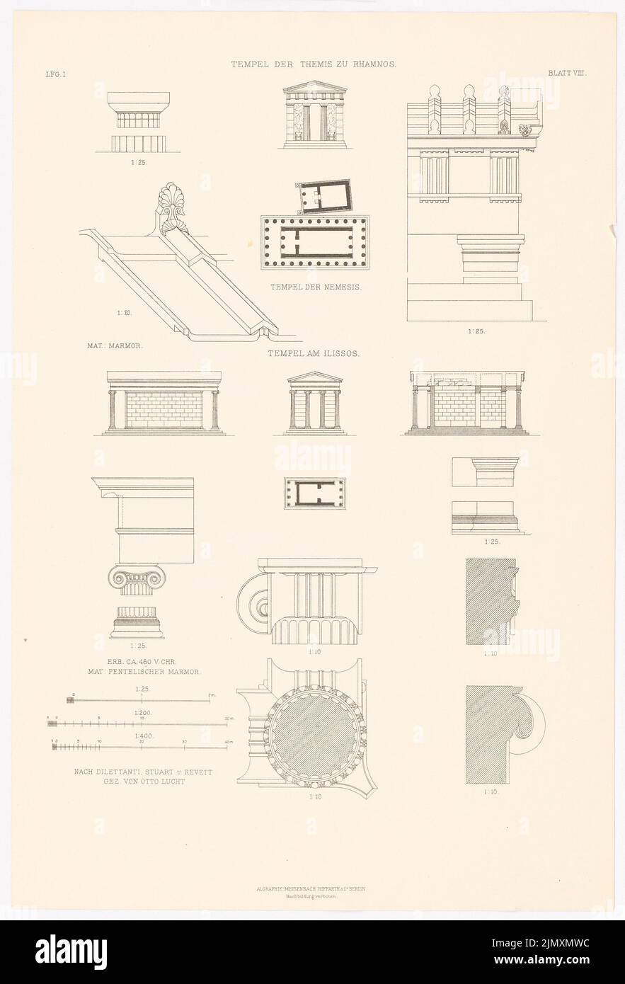N.N., Temple of Themis zu Rhamnos, Nemesis, Temple on the Ilissos ...