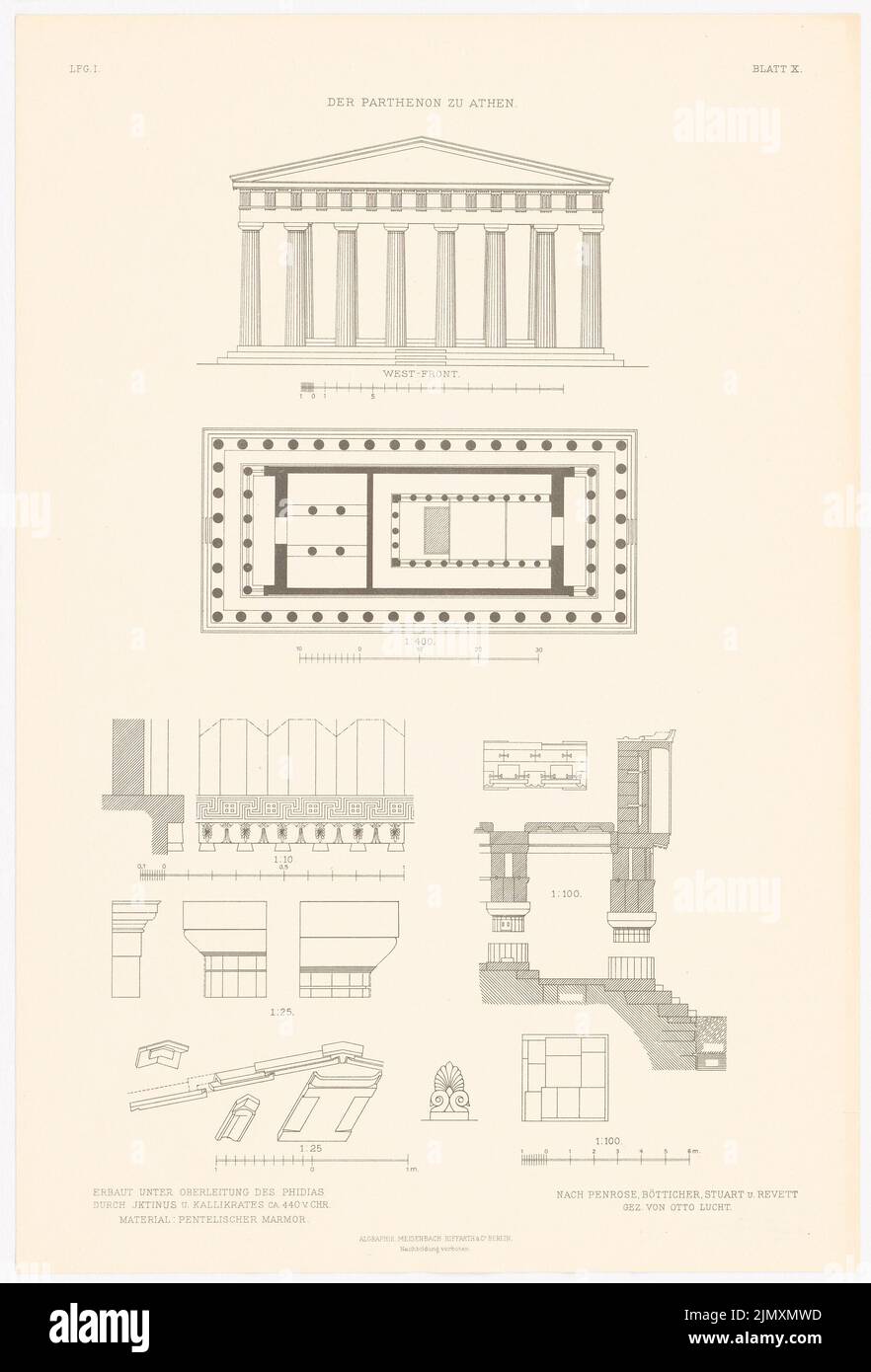 The Parthenon Floor Plan