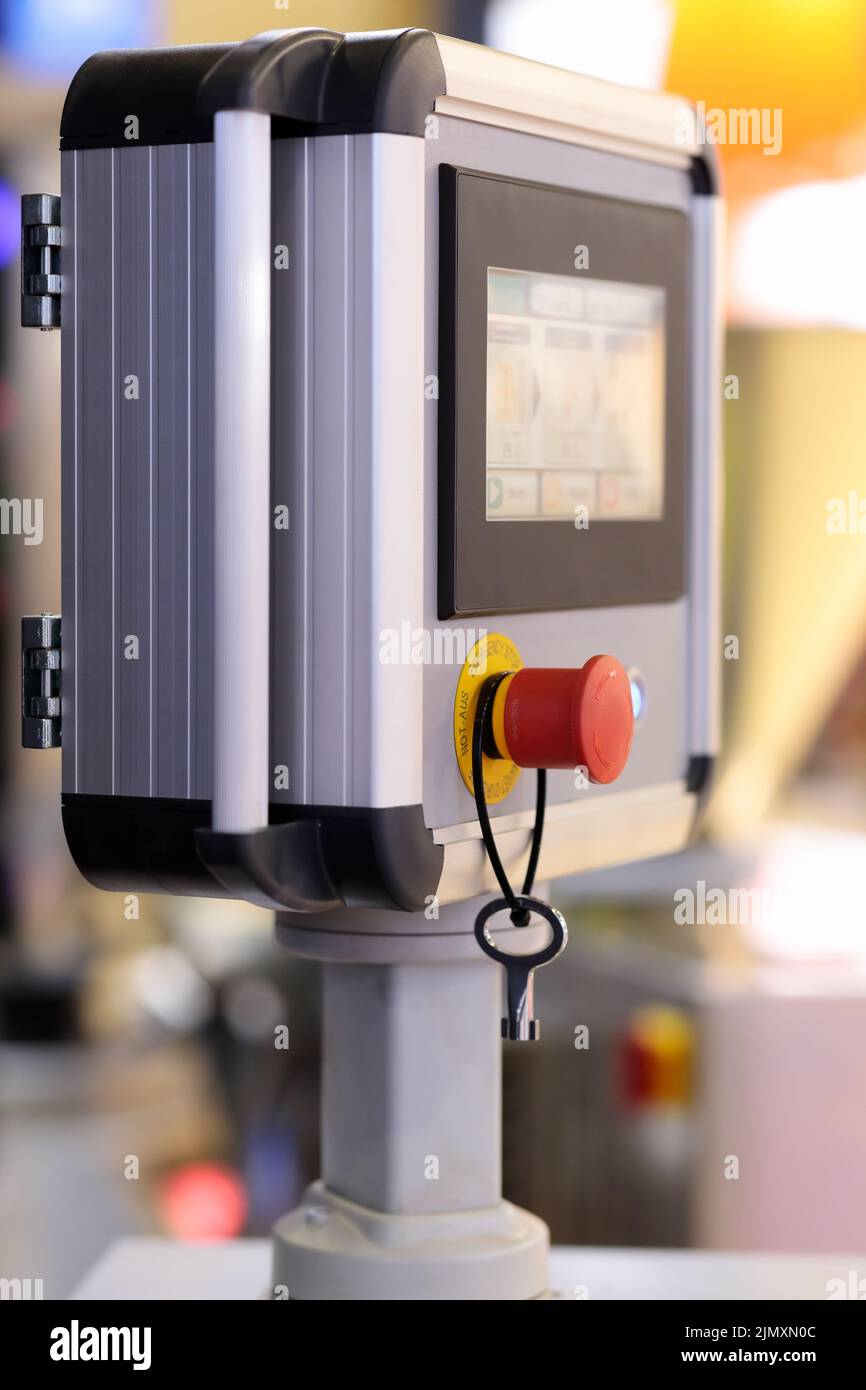 Console touch screen industrial hi-res stock photography and images - Alamy