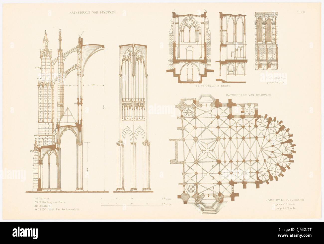 Reims Cathedral Floor Plan
