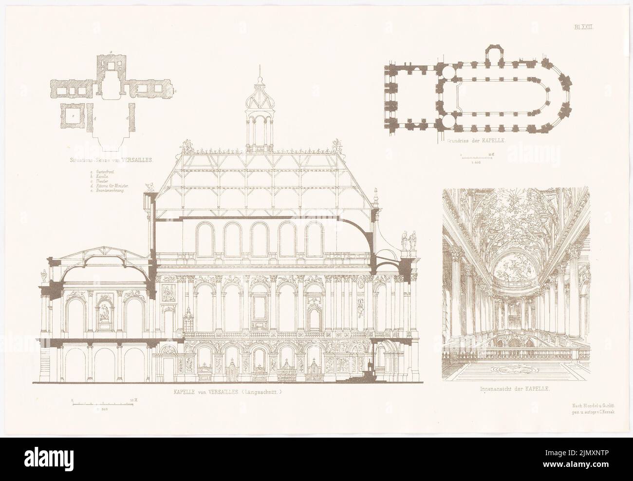 Versailles lageplan hi-res stock photography and images - Alamy