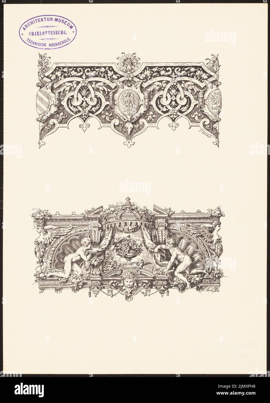 Schick Carl, pressure decorations for the magazine art and trade, 1880-1882 (1880-1882): View ...