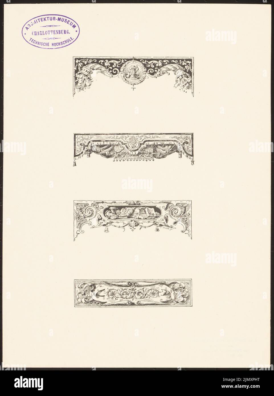 Schick Carl, pressure decorations for the magazine art and trade, 1880-1882 (1880-1882): View ...