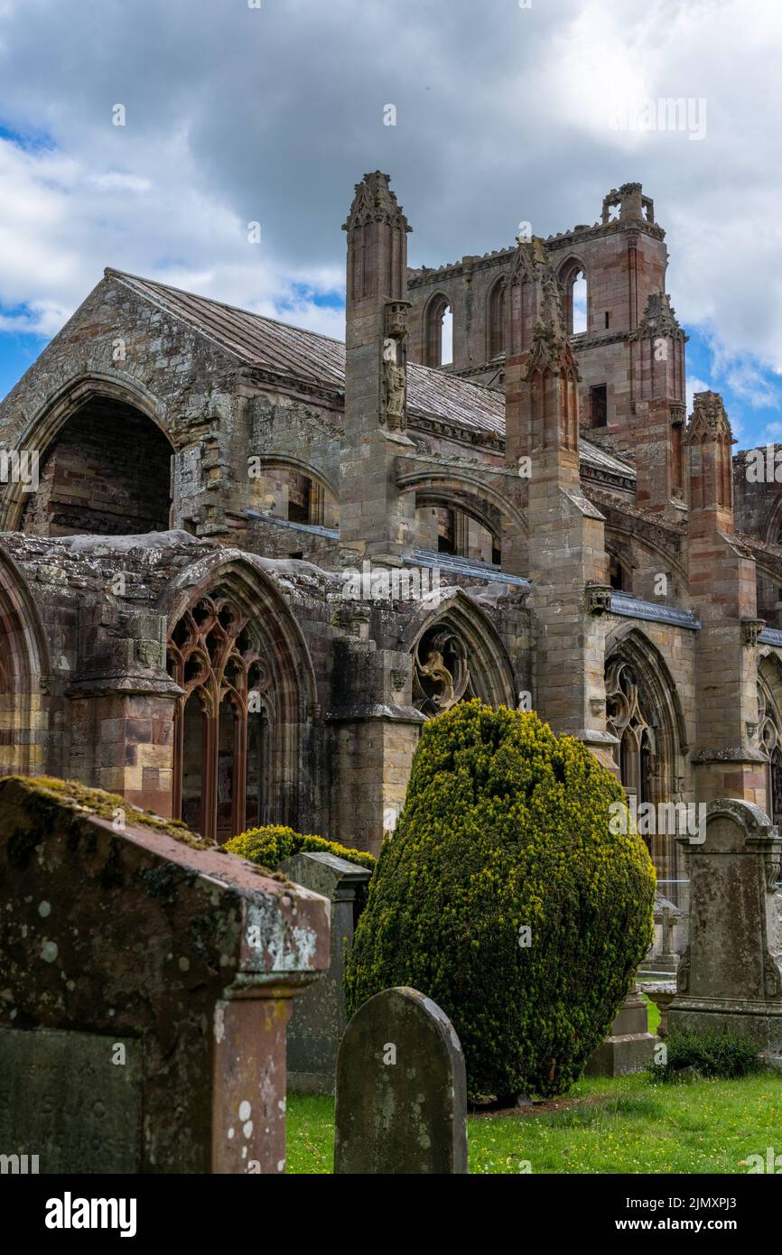 Melrose cemetery hi-res stock photography and images - Alamy