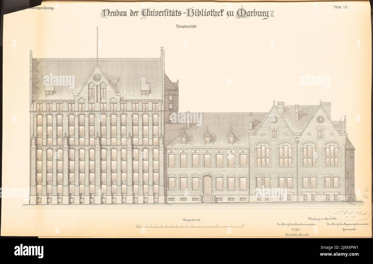 Marburg university 1900 hi-res stock photography and images - Alamy