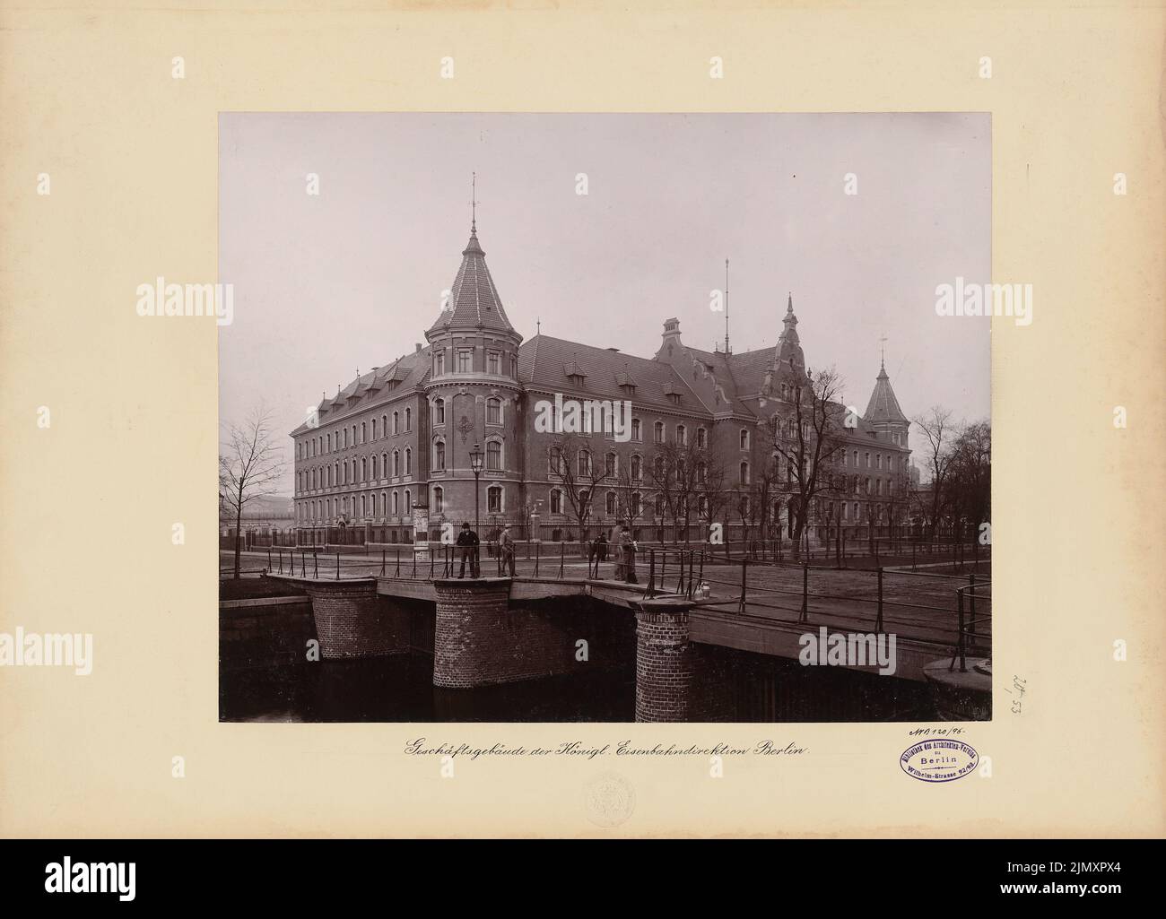Wegner Armin (1850-1917), business building of the railway management ...