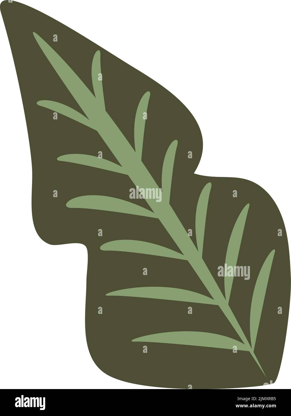 leaf plant foliage nature icon Stock Vector Image & Art - Alamy