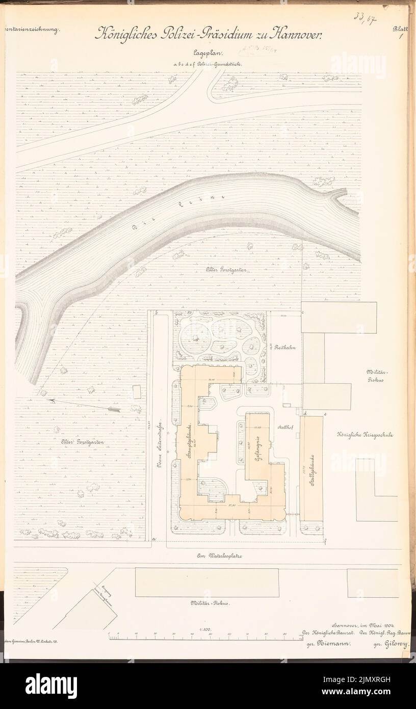 1903 lageplan hi-res stock photography and images - Alamy