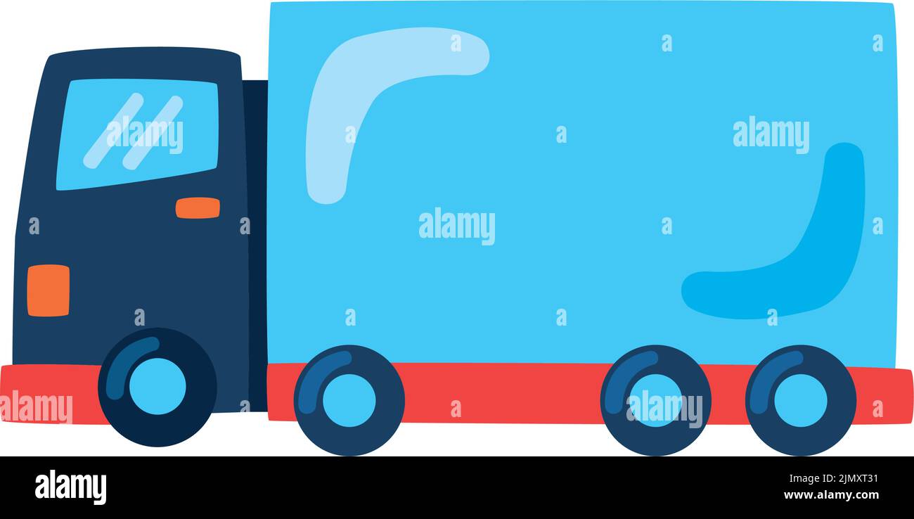 truck delivery service isolated icon Stock Vector Image & Art - Alamy