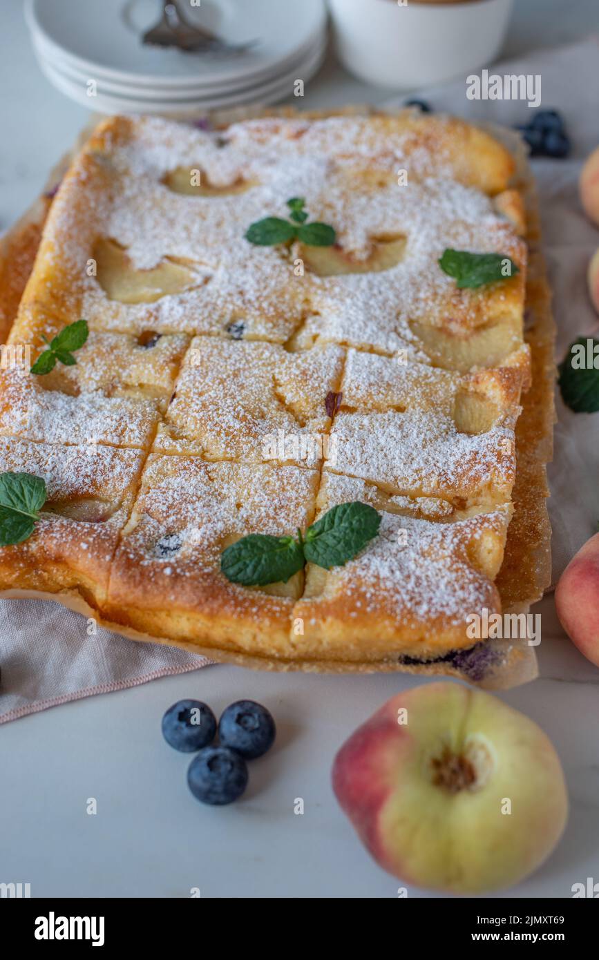 Orange ricotta tart hi-res stock photography and images - Alamy