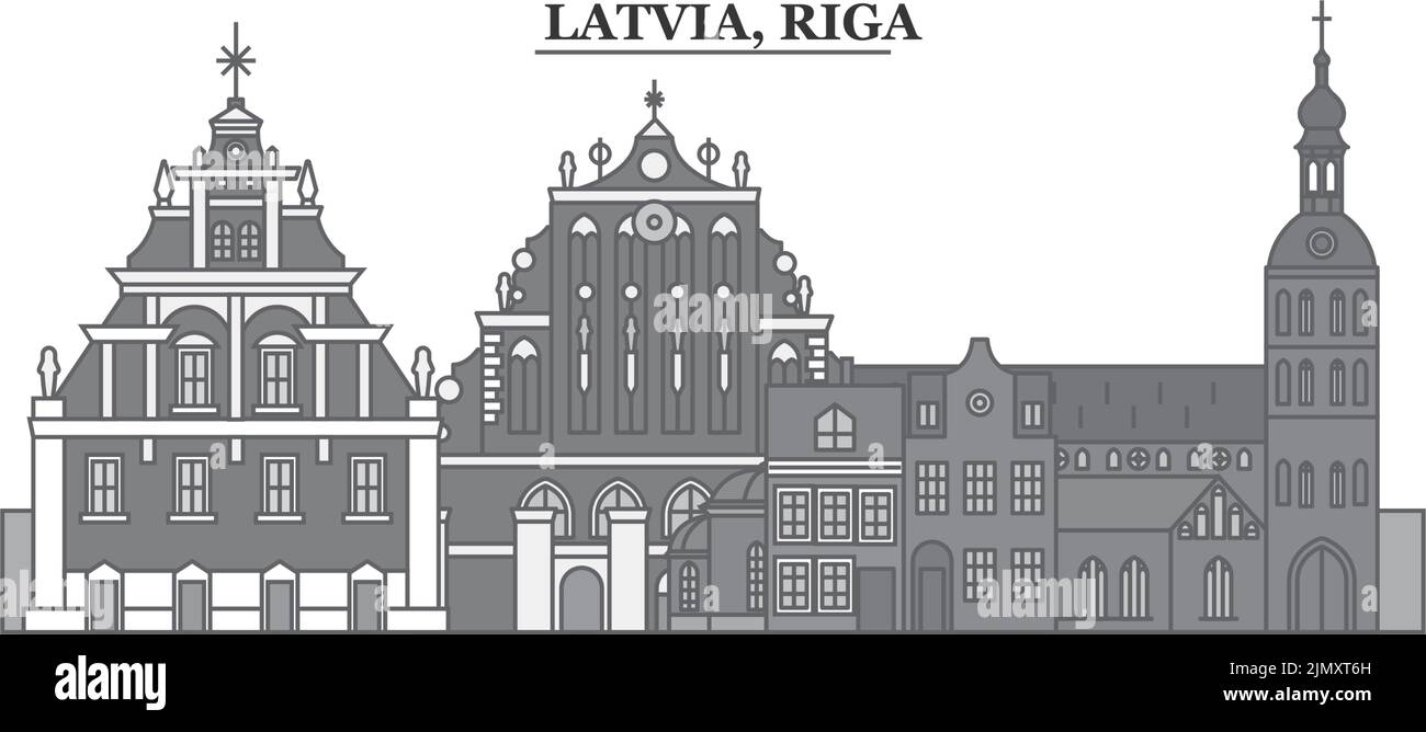 Old riga city hall Stock Vector Images - Alamy