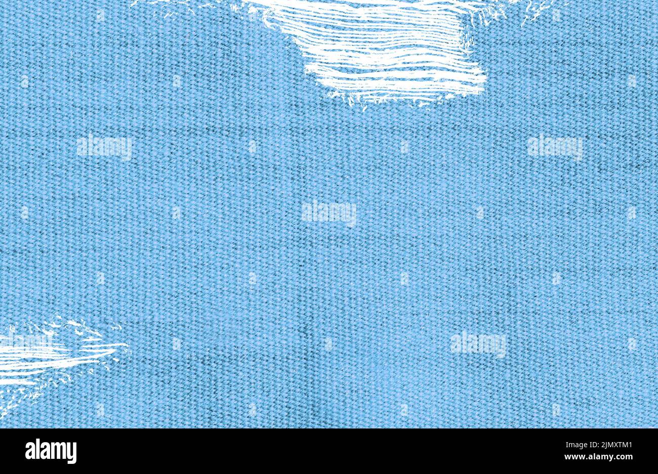 Ripped strips of blue color denim. Abstract fabric texture for design ...