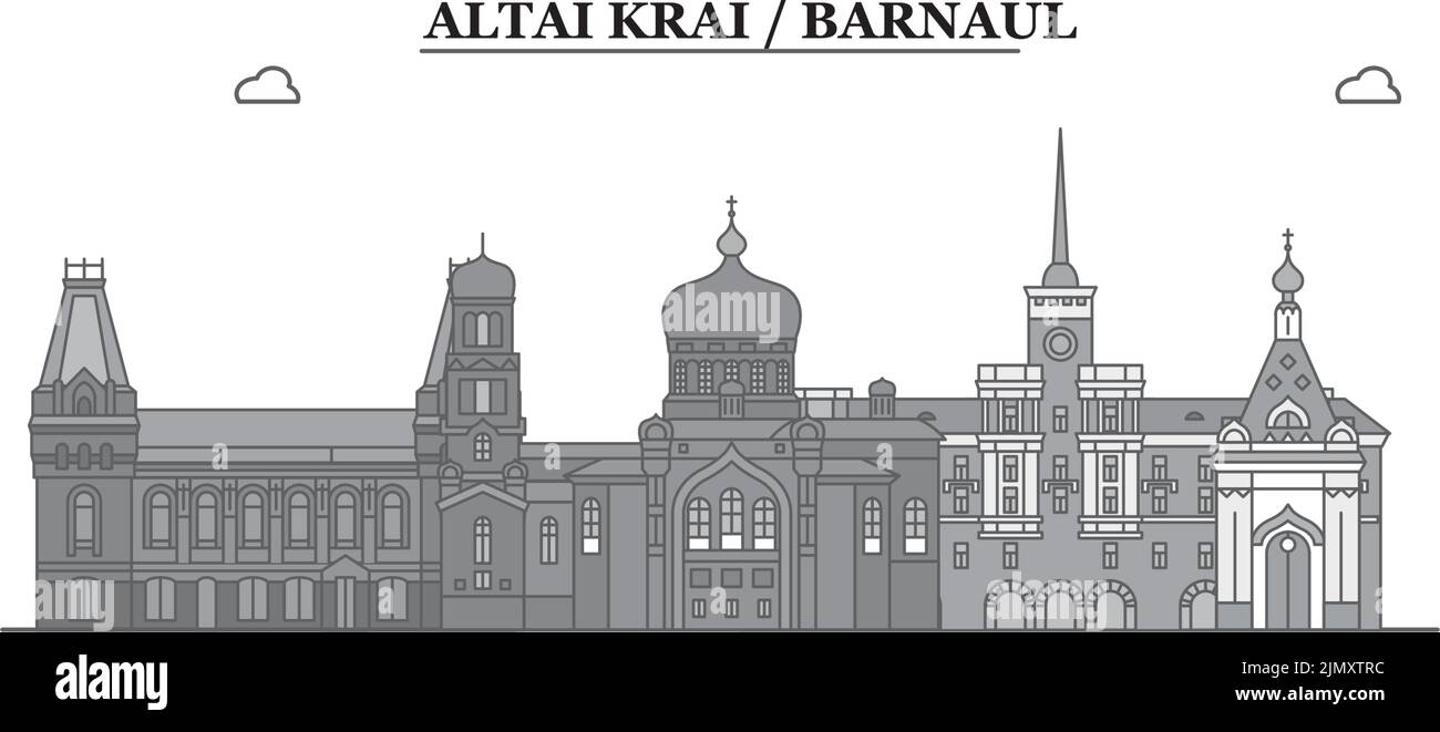 Barnaul building Stock Vector Images - Alamy