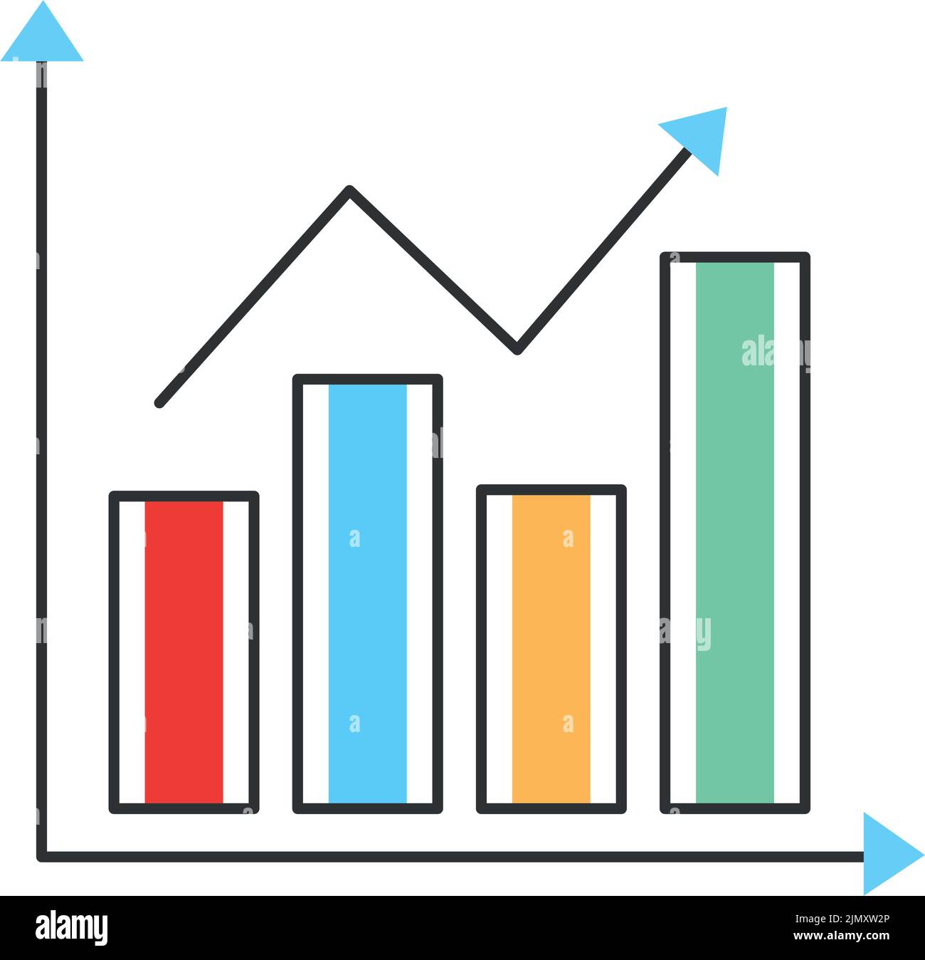 statistics bars infographic information icon Stock Vector Image & Art ...