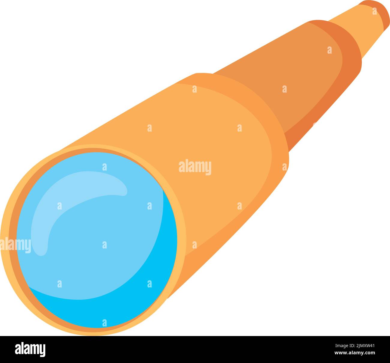 retro telescope nautical tool icon Stock Vector Image & Art - Alamy