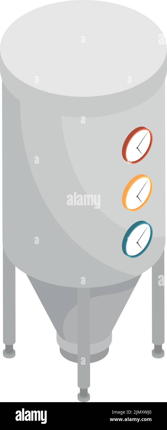 isometric Industrial tank style icon Stock Vector Image & Art - Alamy