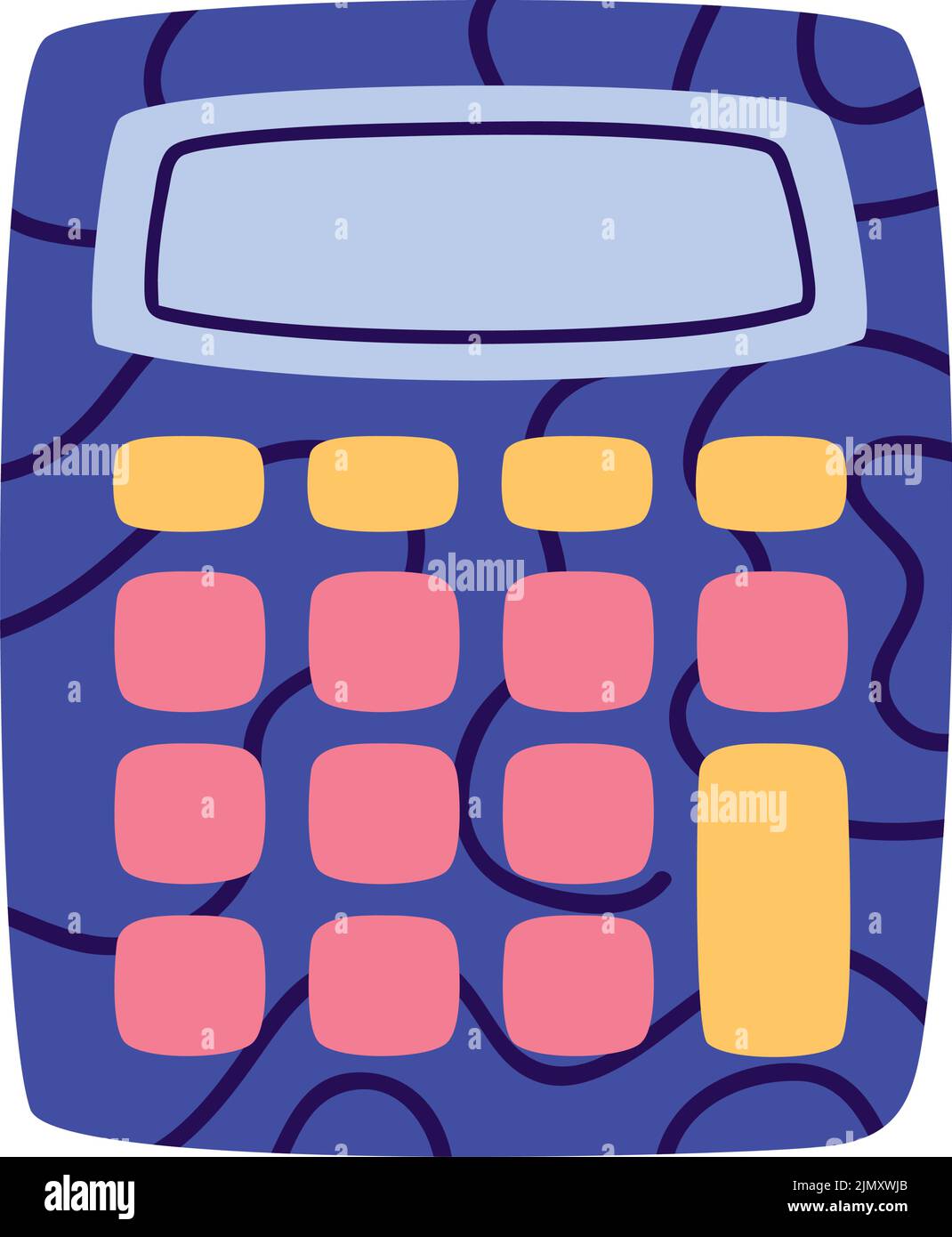 calculator math device digital icon Stock Vector Image & Art - Alamy