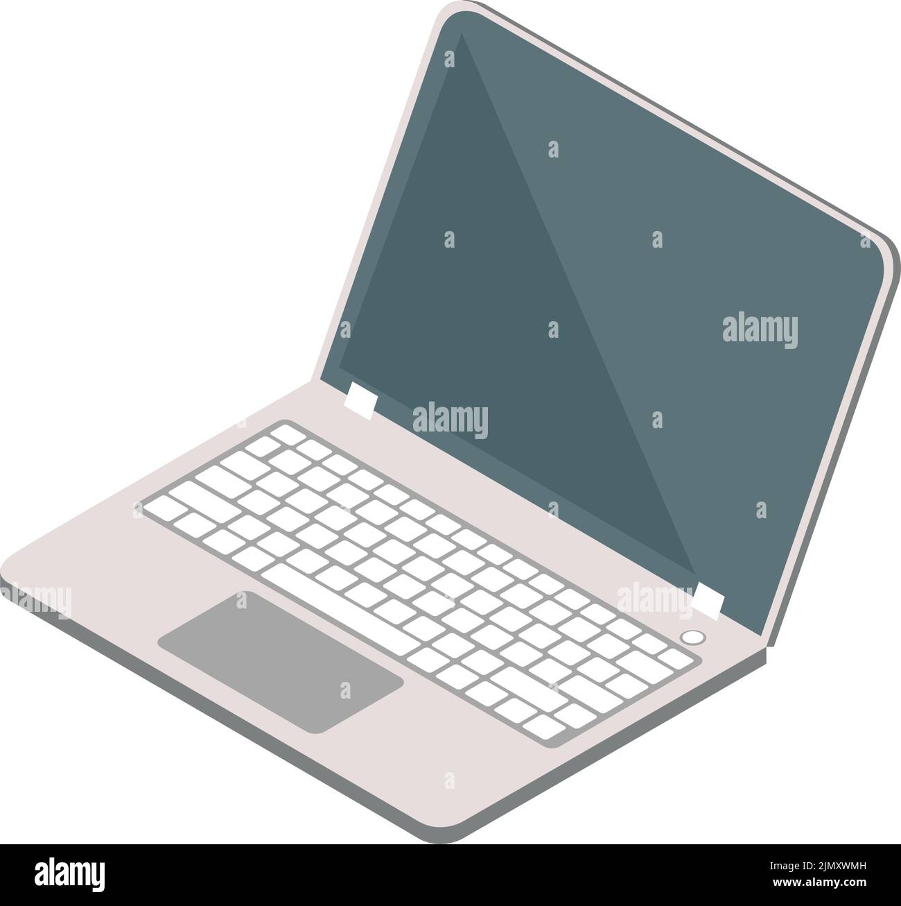 gray laptop computer device tech Stock Vector Image & Art - Alamy