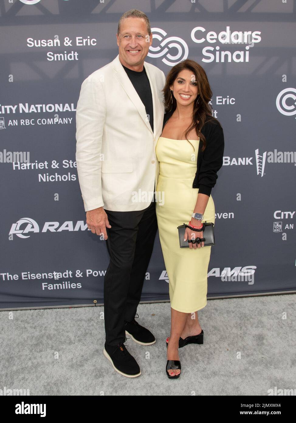 August 7, 2022, Inglewood, Ca;ifornia, USA: Jim Everett and Laura ...