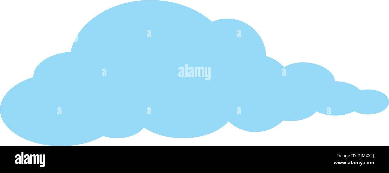blue cloud sky nature icon Stock Vector Image & Art - Alamy