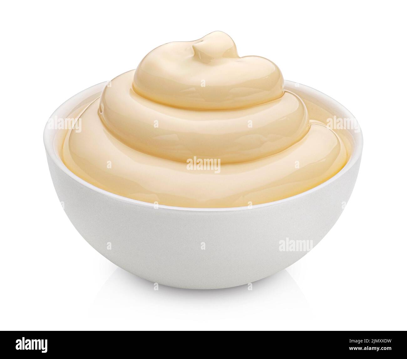 Mayonnaise sauce isolated on white background Stock Photo - Alamy