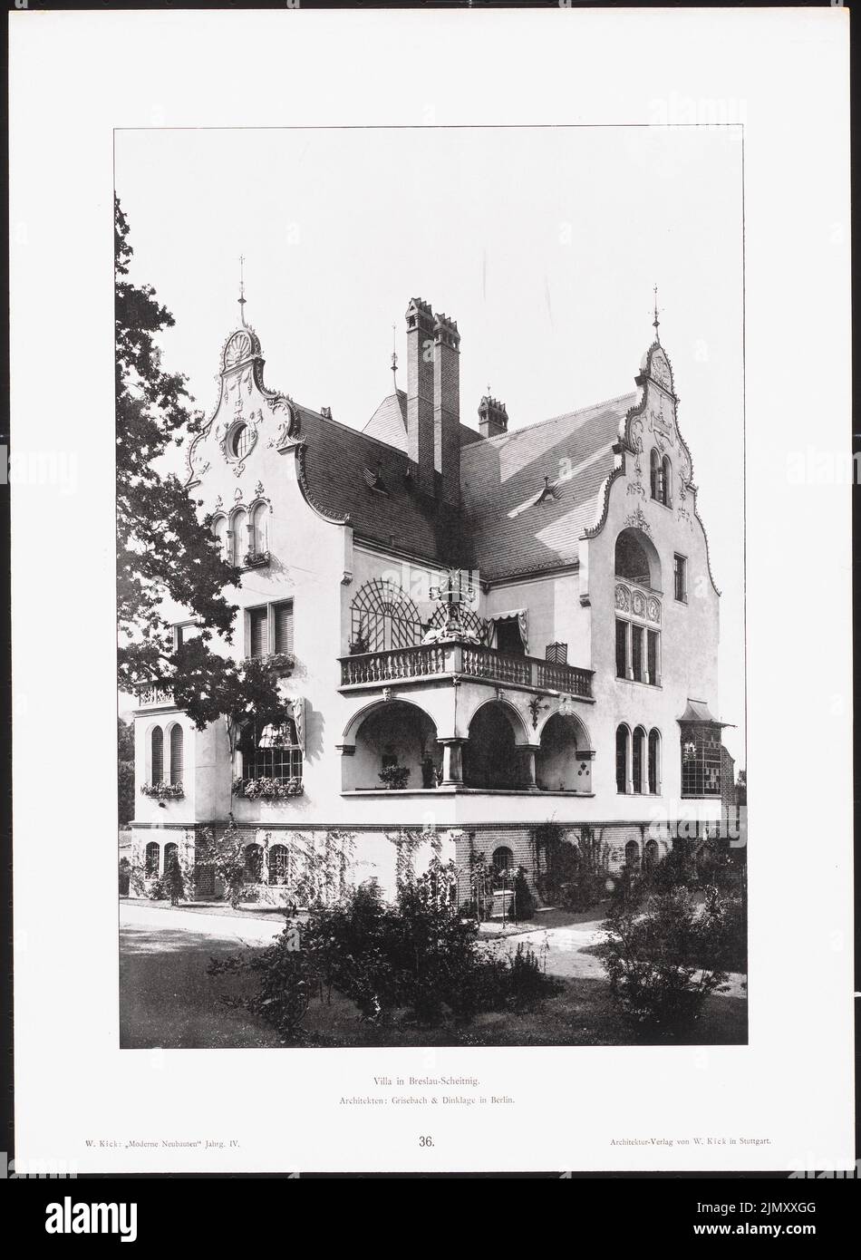 Grisebach hans 1848 1904 villa grisebach hi-res stock photography and ...