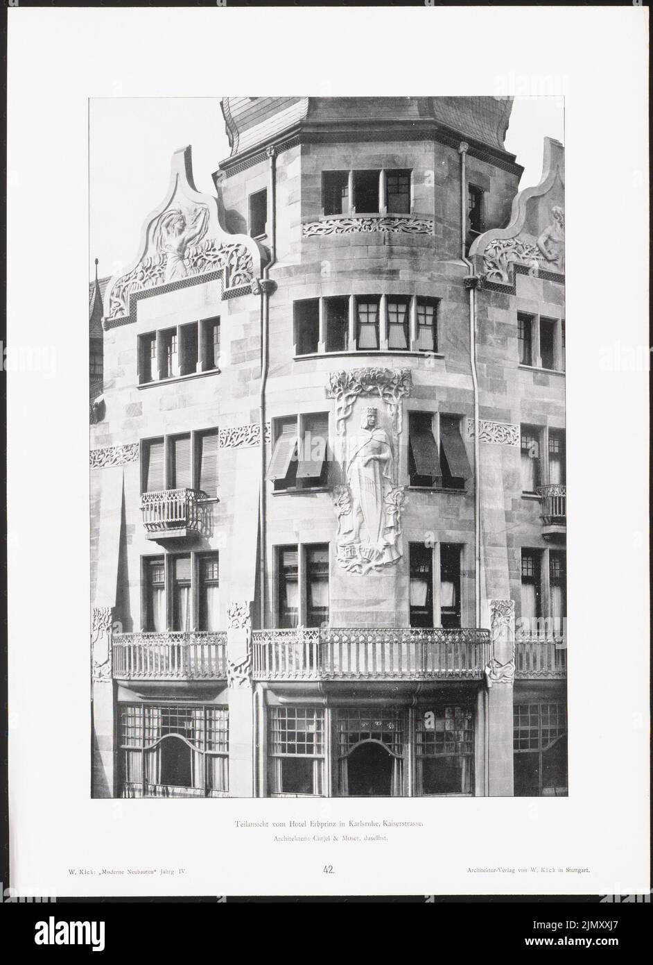 Moser 1872 1963 hotel erbprinz hi-res stock photography and images - Alamy