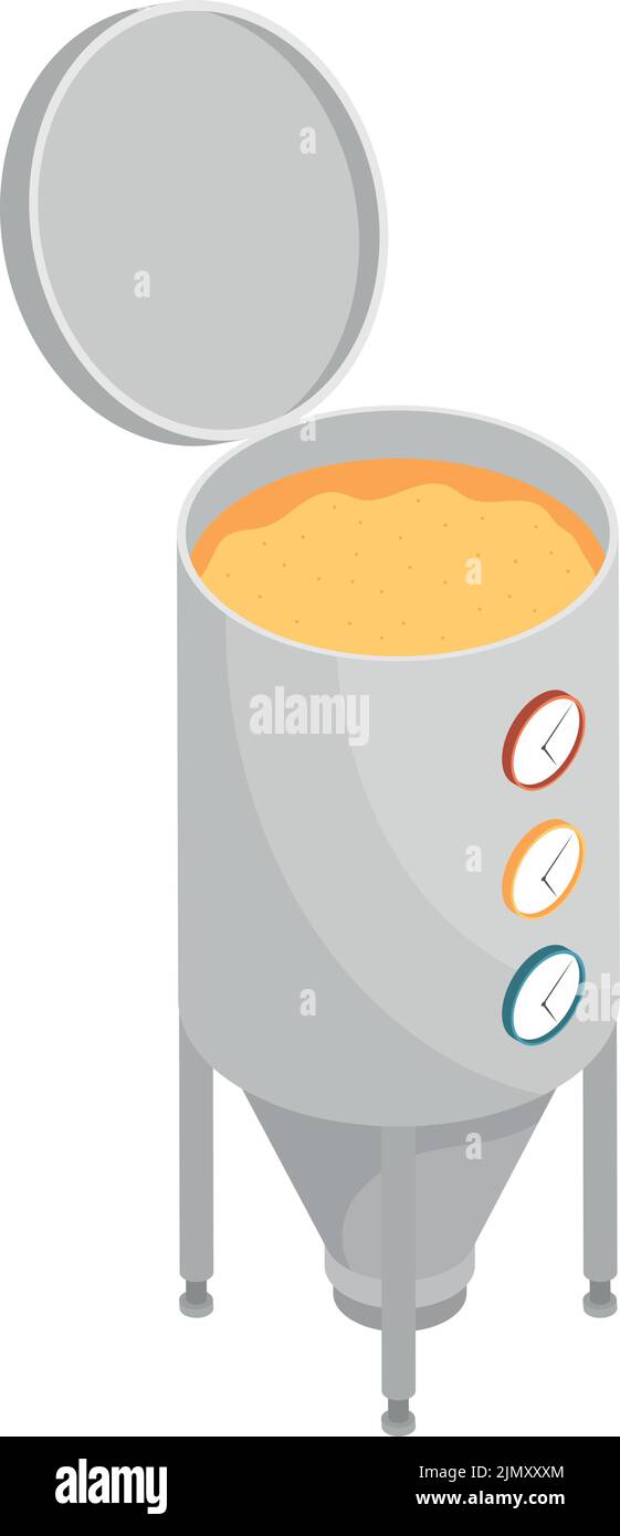 isometric Industrial tank open icon Stock Vector Image & Art - Alamy