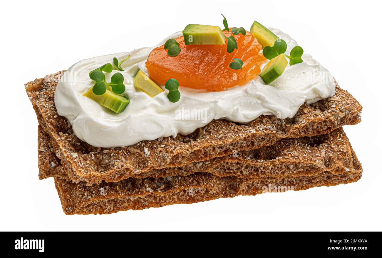 Crispbread sandwich hi-res stock photography and images - Alamy
