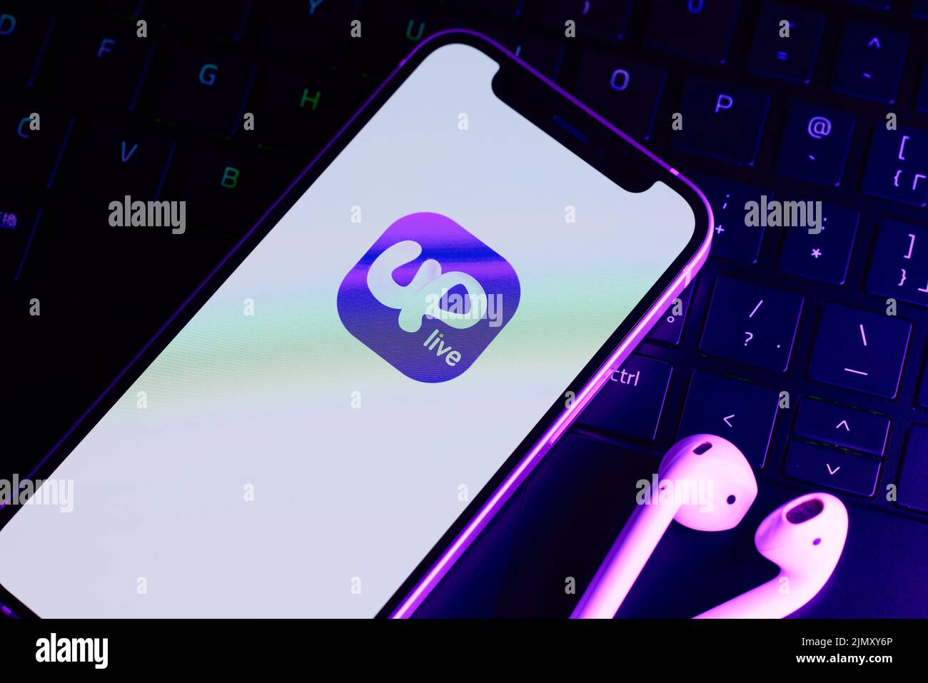 Uplive logo hi-res stock photography and images - Alamy