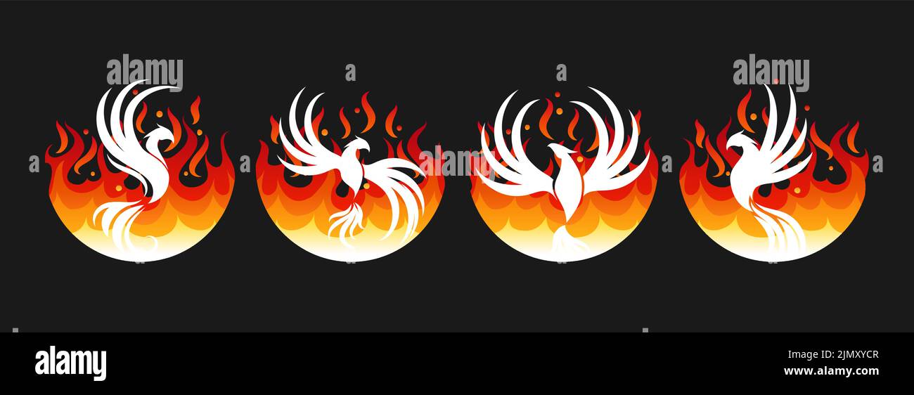 Rising phoenix emblems Stock Vector Image & Art - Alamy