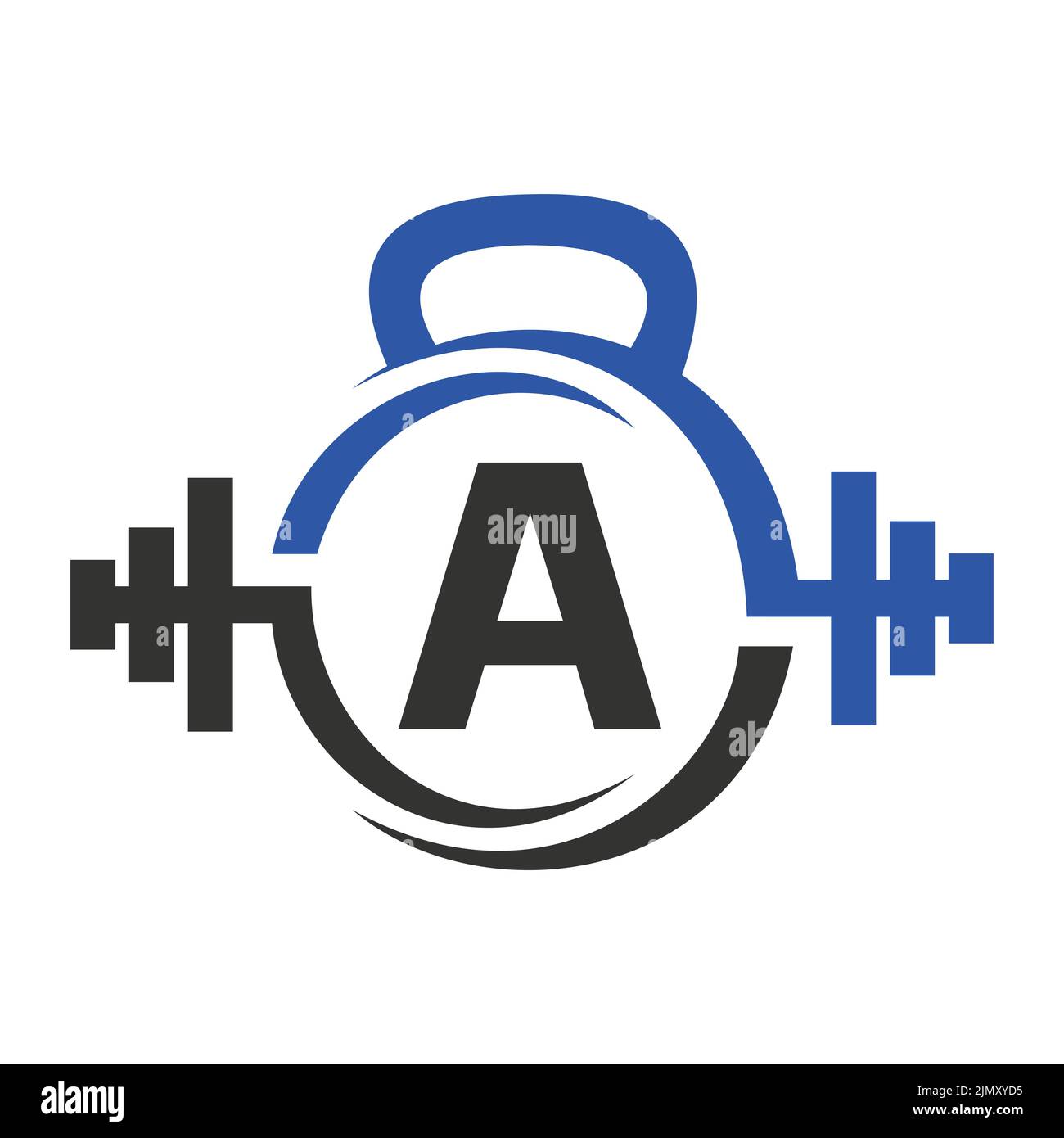 Fitness Logo On Letter A. Gym and Fitness A Letter Sign Vector Template ...