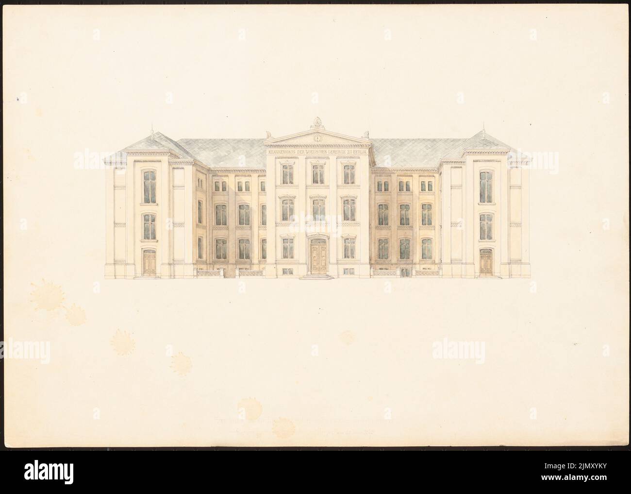 Knoblauch Eduard (1801-1865), the new hospital d. Jewish community in ...
