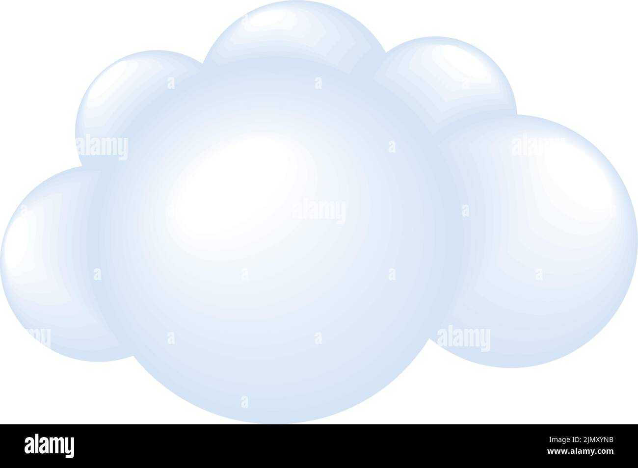 white cloud sky floating icon Stock Vector Image & Art - Alamy