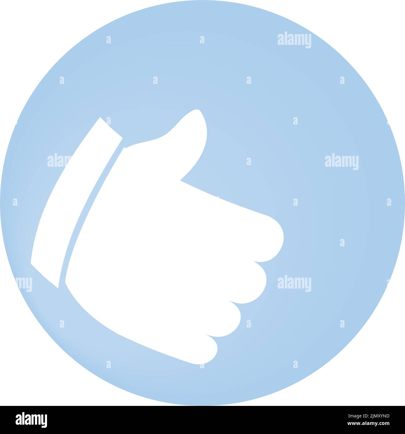 hand like social media button icon Stock Vector Image & Art - Alamy
