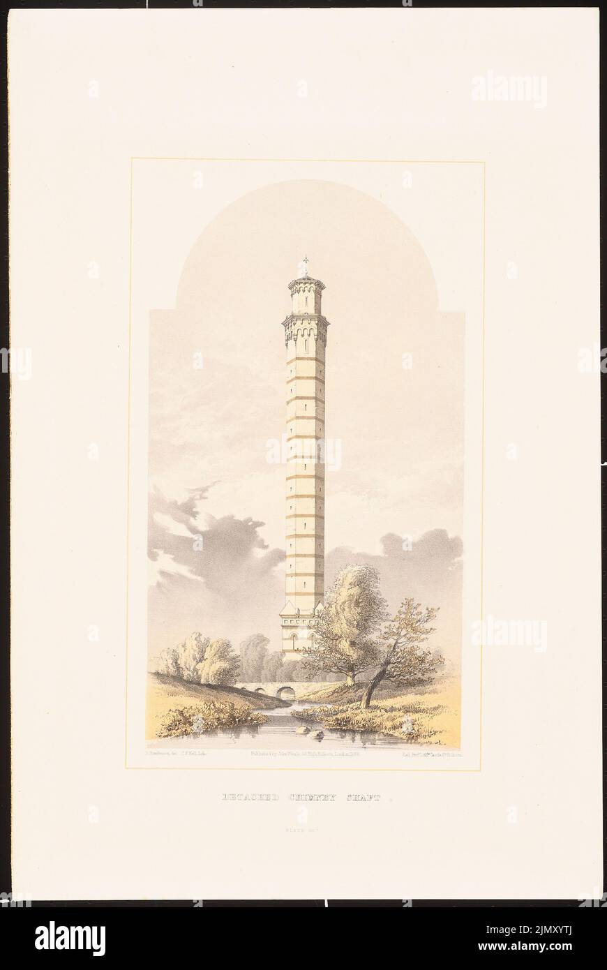 Rawlinson Robert, Detached Chimney Shaft. (From: Designs for Tall ...