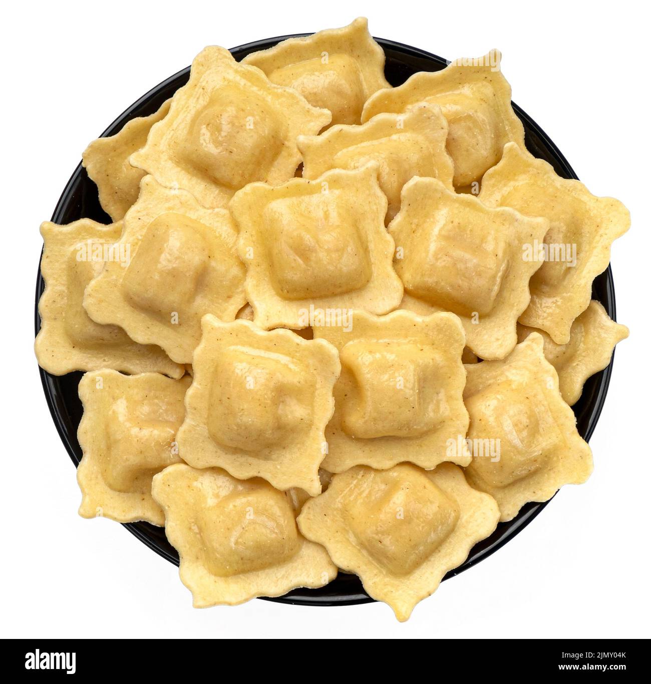 Ravioli top view Cut Out Stock Images & Pictures - Alamy