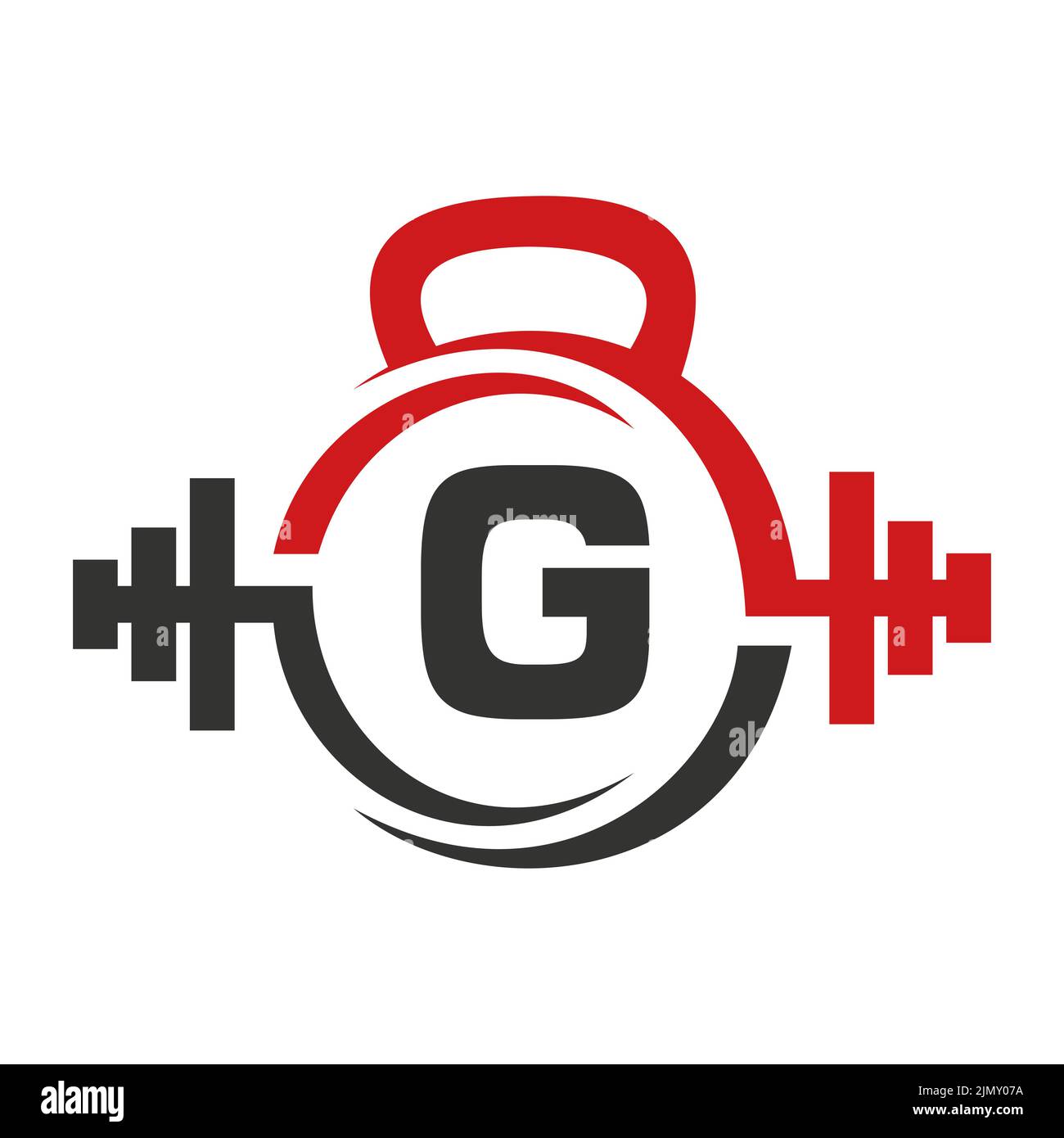 Fitness Logo On Letter G. Gym and Fitness G Letter Sign Vector Template ...