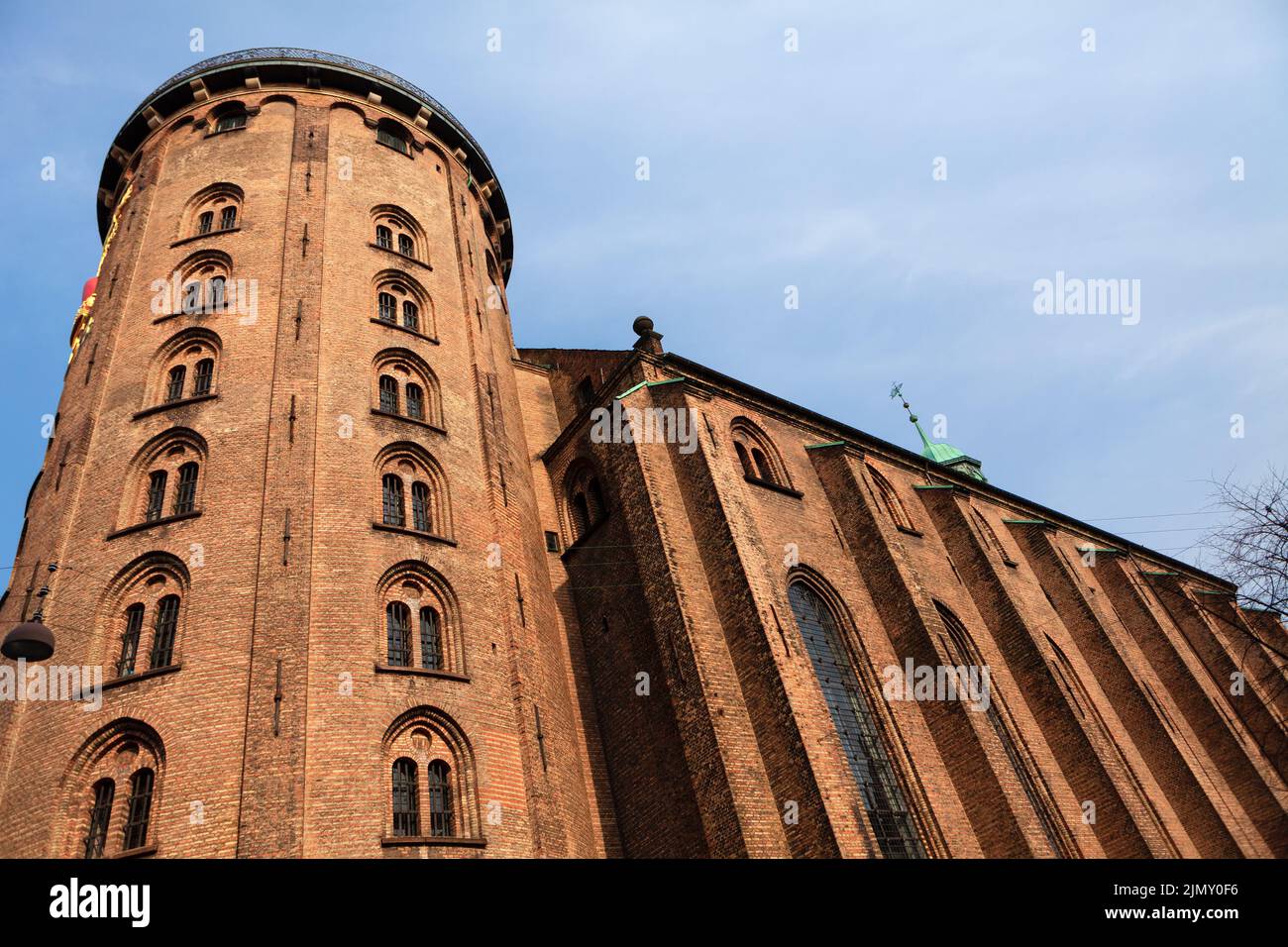 Round Tower in Copenhagen , famous architecture in Denmark . Rundetaarn ...