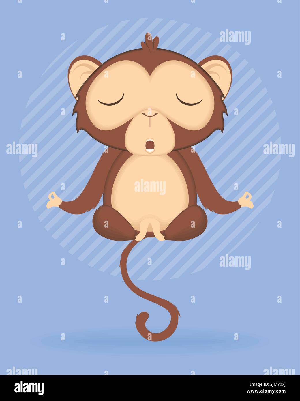 cute chimpanzee monkey comic character Stock Vector Image & Art - Alamy