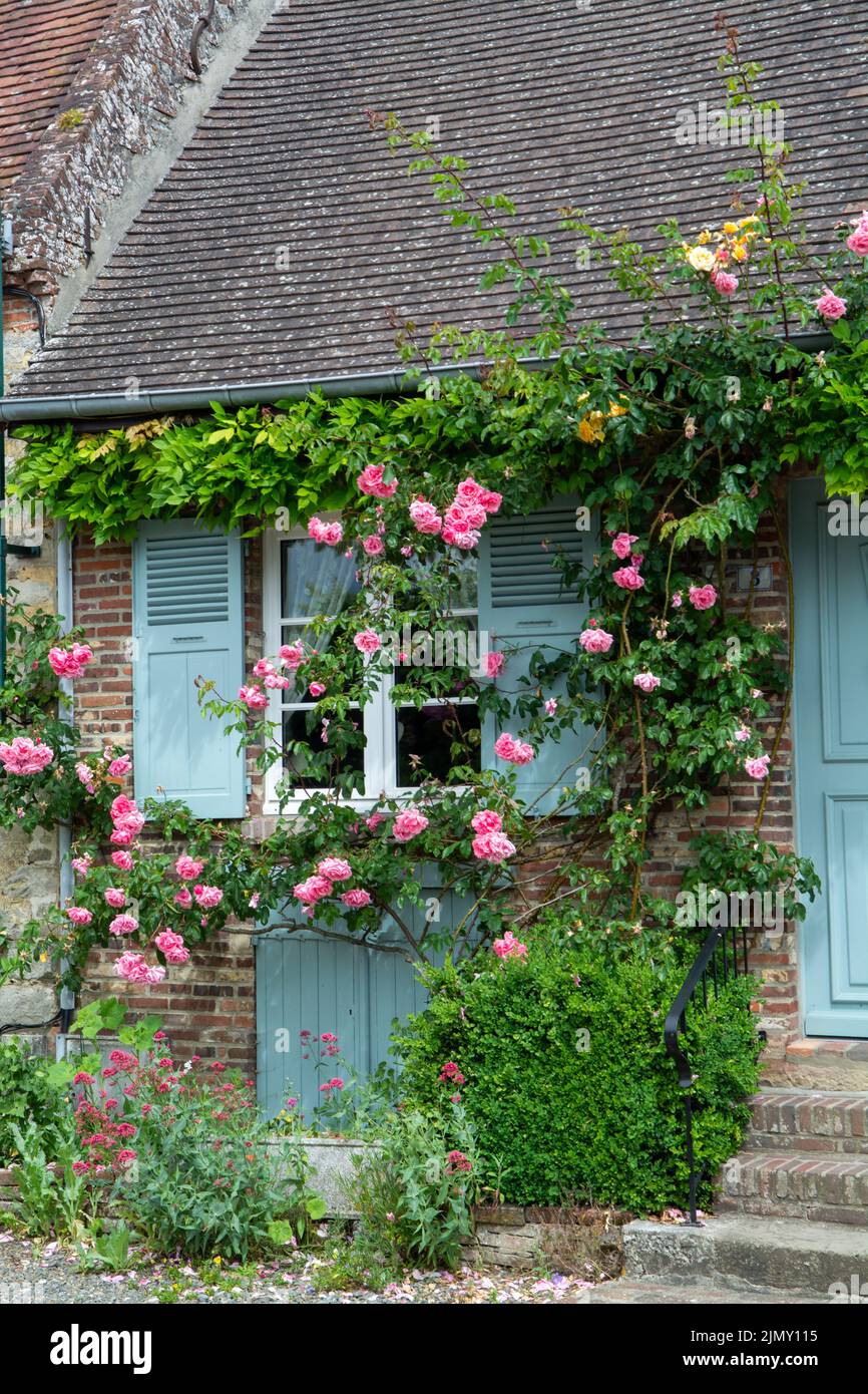 Tourist destination, one of most beautiful french villages, Gerberoy ...