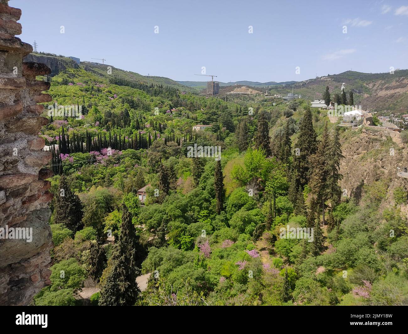 Tbilisi nature ecological botanic garden - park for green flora Stock ...