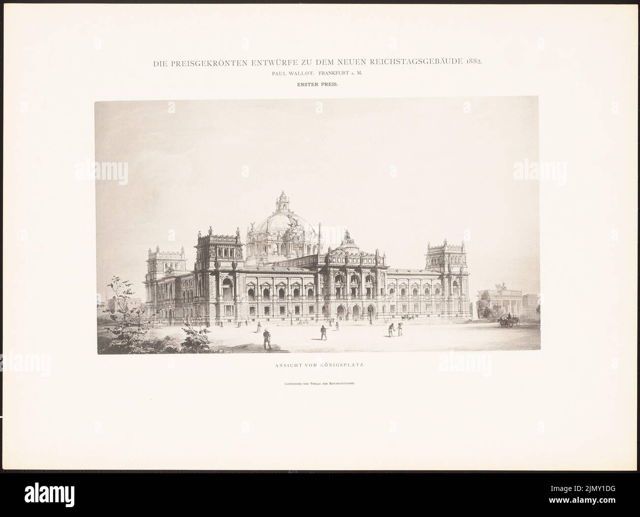 1882 perspektivische ansicht hi-res stock photography and images - Alamy