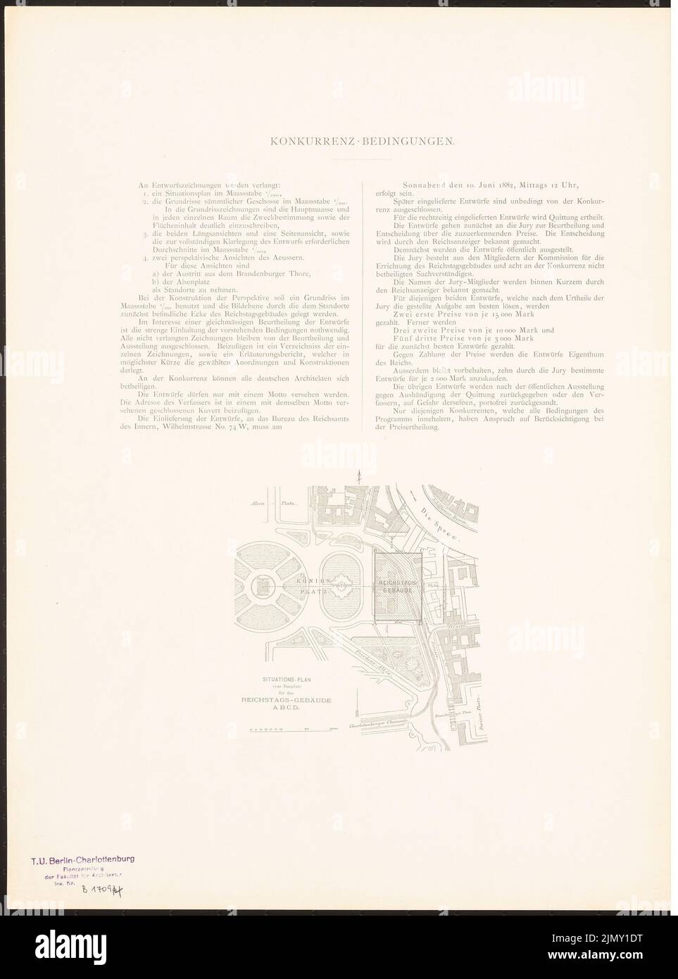 Berlin 1882 programm hi-res stock photography and images - Alamy